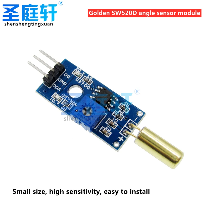 SW 520D 골드 앵글 센서 모듈, 틸트 센서 모듈, 1 개|센서들| - AliExpress