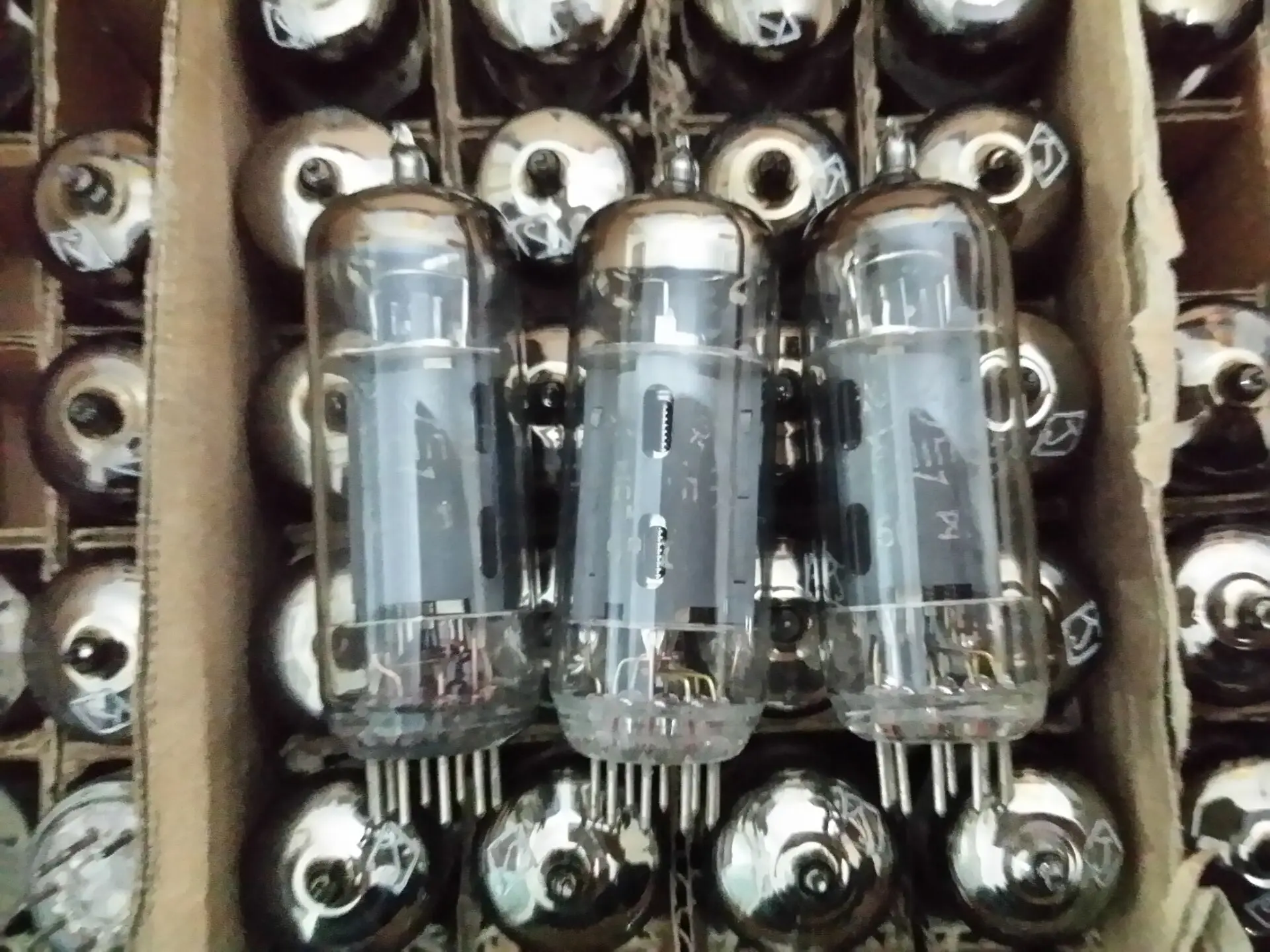 2Pcs 6P1-J Electron Amplifier Vacuum Tube Replace 6N1N 6N2 6H2N 6H2 ...