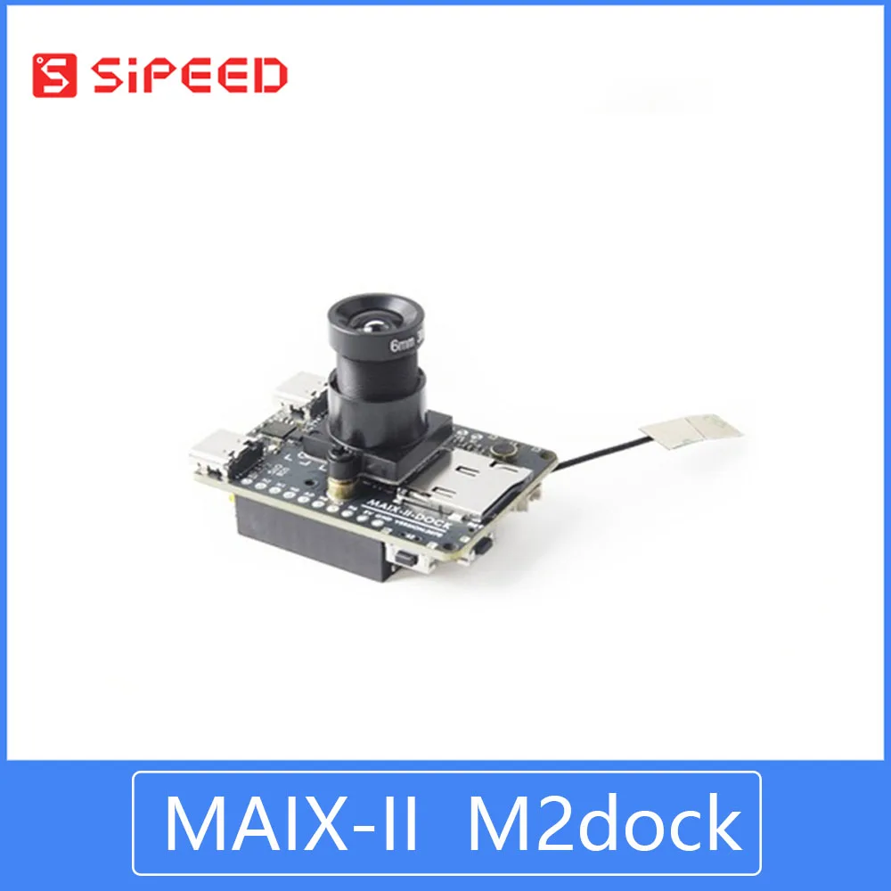 Sipeed MAIX-II Dock is an AIoT vision Board Driven by Allwinner V831, with wifi, 2 Million Pixel ...