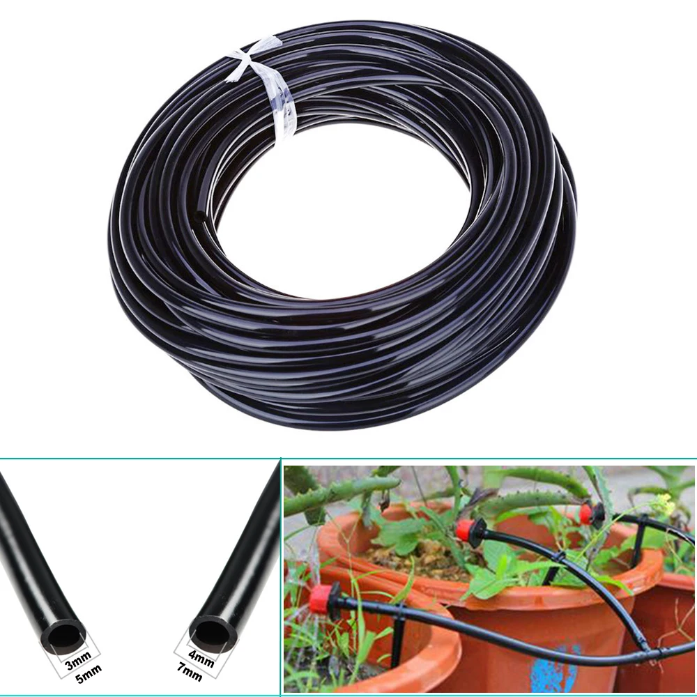 10-50m Micro Drip Irrigation Hose 3/5mm 4/7mm Pvc Hose Tube Plants ...