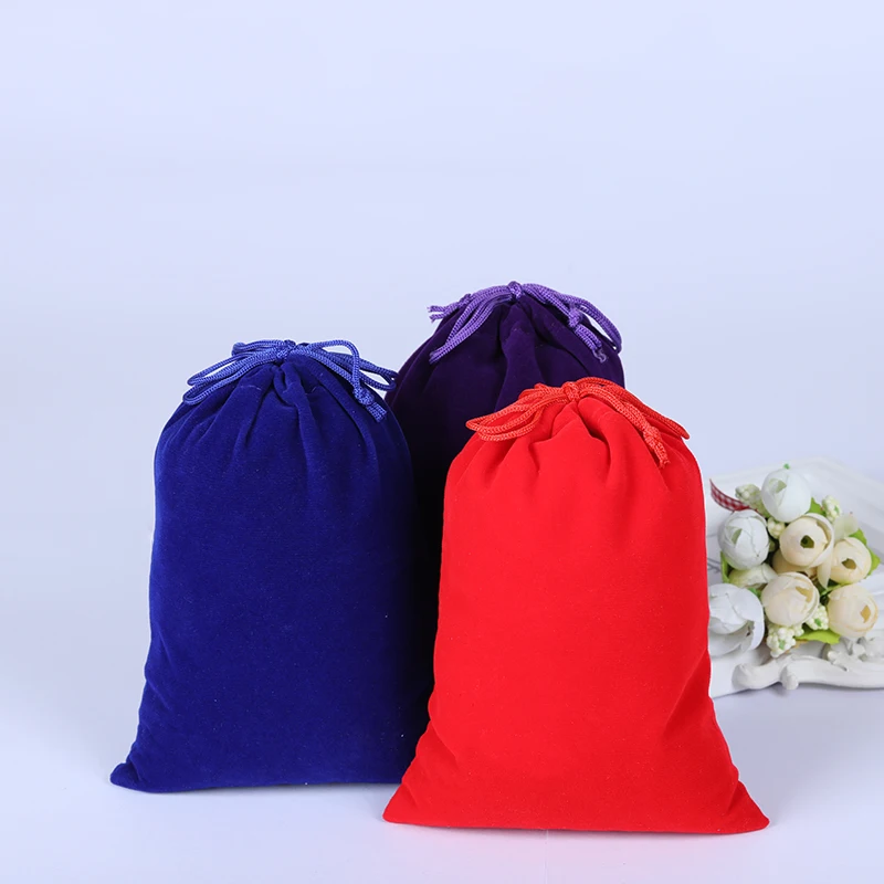 10pcs Velvet Drawstring Gift Bag Cotton Pouch Jewelry Packaging ...