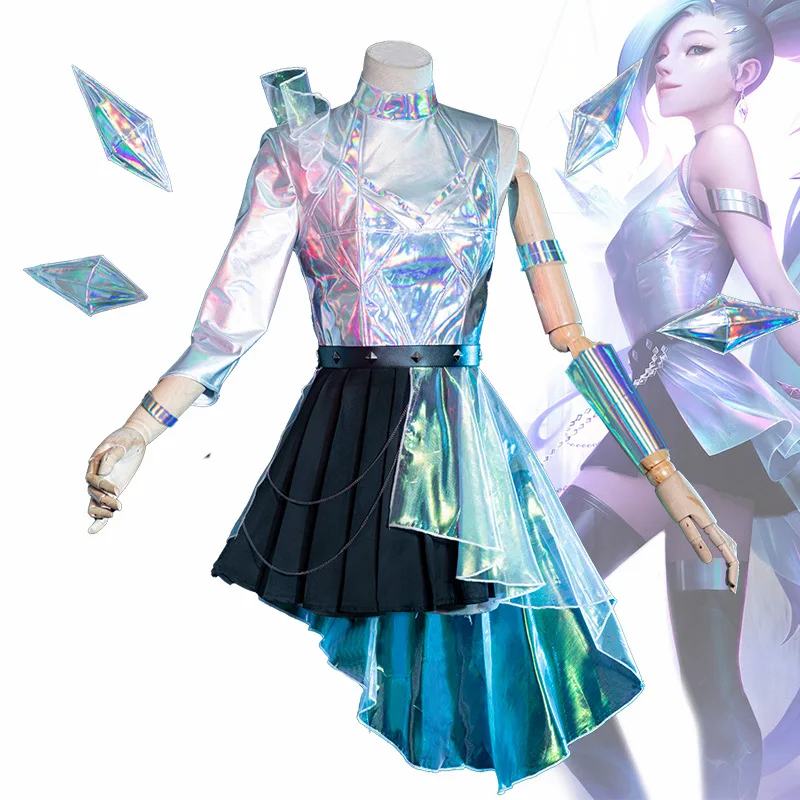 New-Game-League-of-Legends-LOL-Seraphine-KDA-All-Out-Cosplay-Costume ...