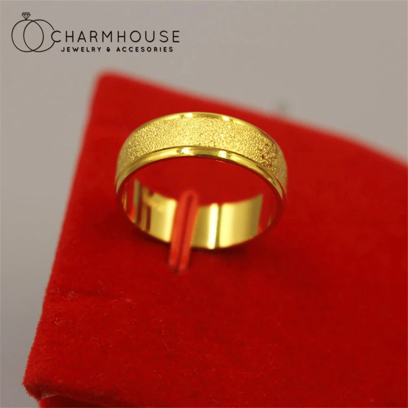 24k Gold Ring Engagement Rings | 24k Gold Rings Women | Woman Gold Ring ...