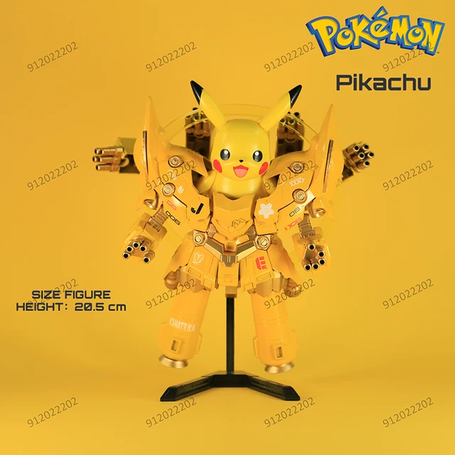 Bandai Pokemon Anime Pikachu Mobile Suit Gundam Kit Assembly Deluxe ...