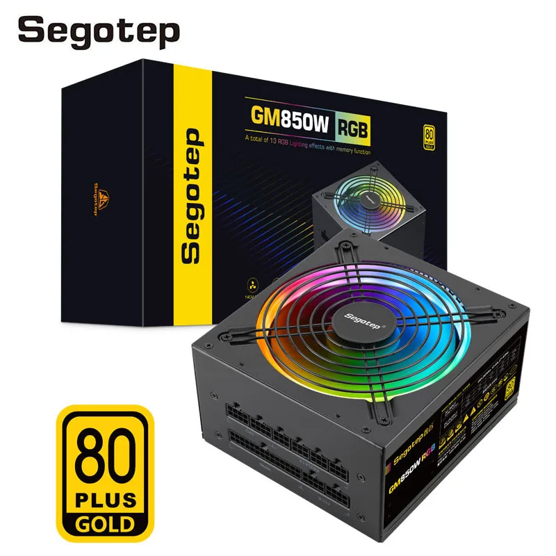 Segotep-Power-Supply-850W-Fully-Modular-80-Plus-Gold-Certified-RGB ...