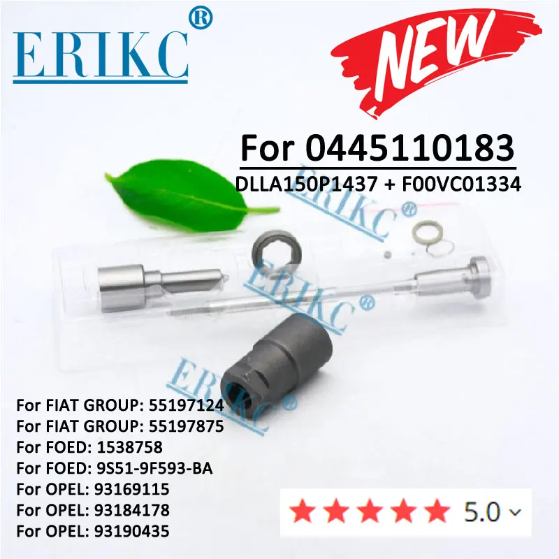 Injector Repair Kits F00ZC99042 Nozzle DLLA150P1437 0433171889 Control ...