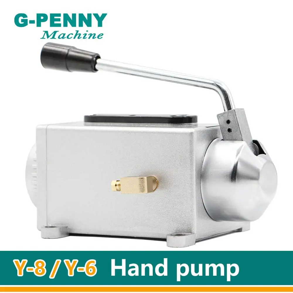 CNC Manual oil pump Hand pressure pump Y 8 (0.5L) Y 6 (0.35L) hand pump ...