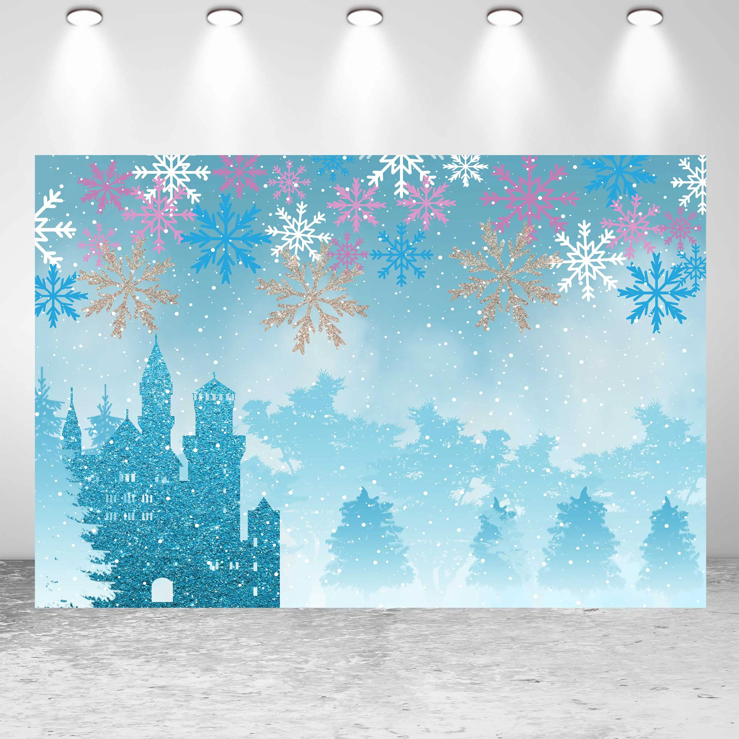 Frozen Castle Background
