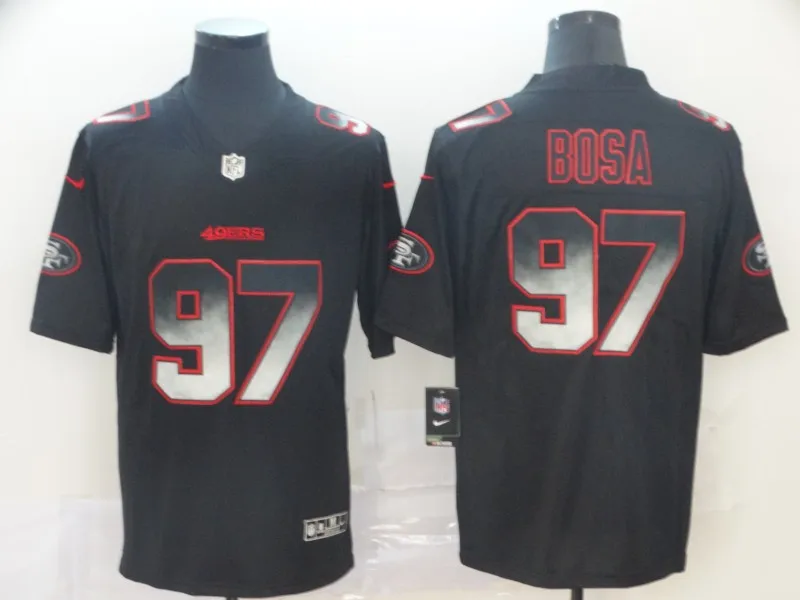 Стилизованный, мужской Сан-Франсиско# 49ers Nick Bosa 97 Джерси ...