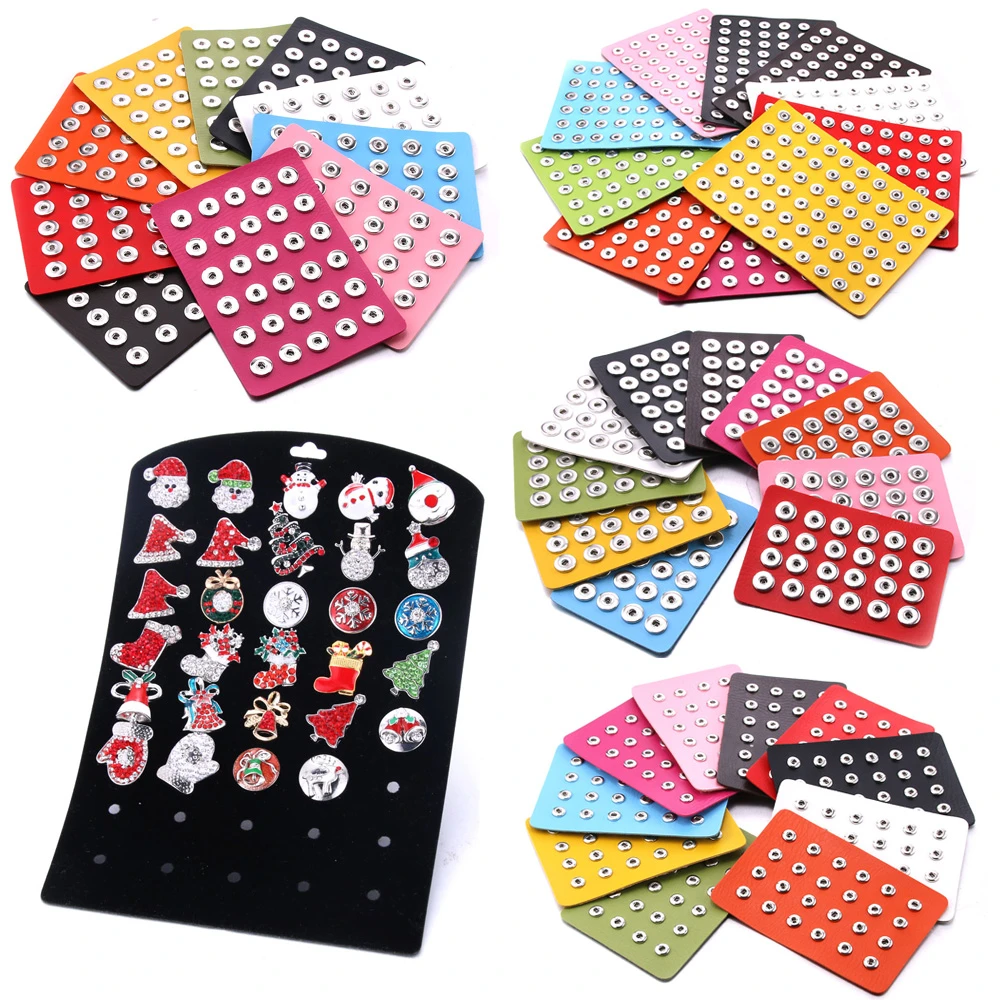 2022 New High Quality Snap Jewelry Display Board Fit 18mm Snap Buttons ...