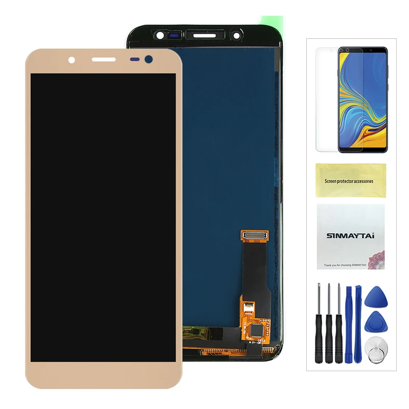 5,6 дюймов для samsung Galaxy J6 J600 J600F J600Y ЖК-экран и сенсорная стеклянная панель в сборе ...