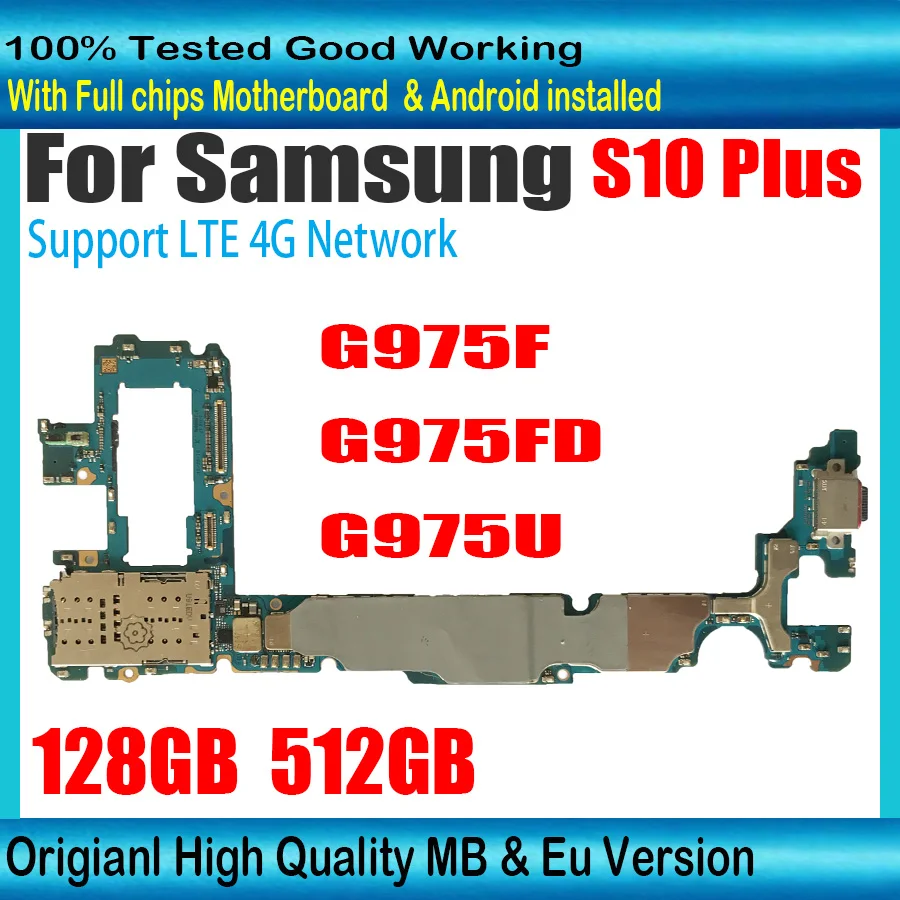 512GB 128GB Original For Samsung Galaxy S10 Plus G975F G975FD G975U ...