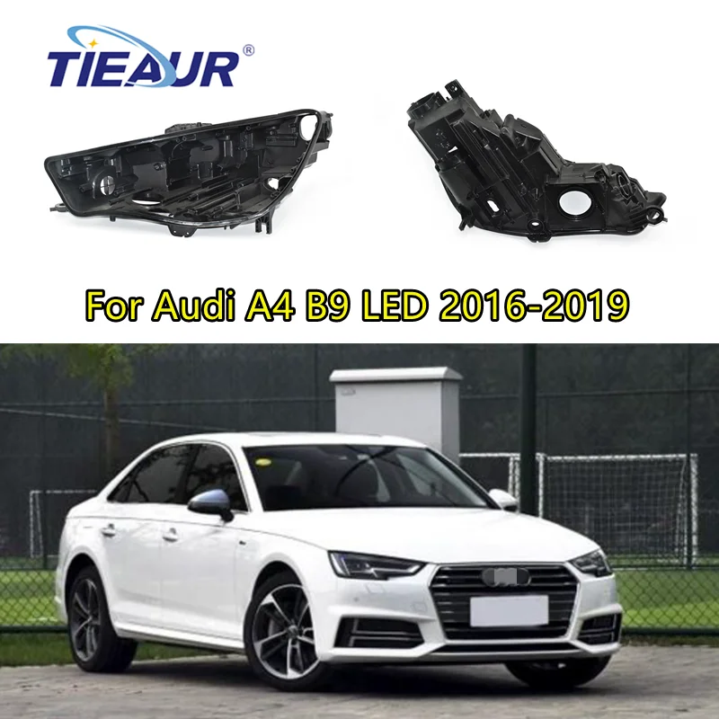 Headlight-Housing-Base-For-Audi-A4-B9-LED-2016-2017-2018-2019-Headlamp ...