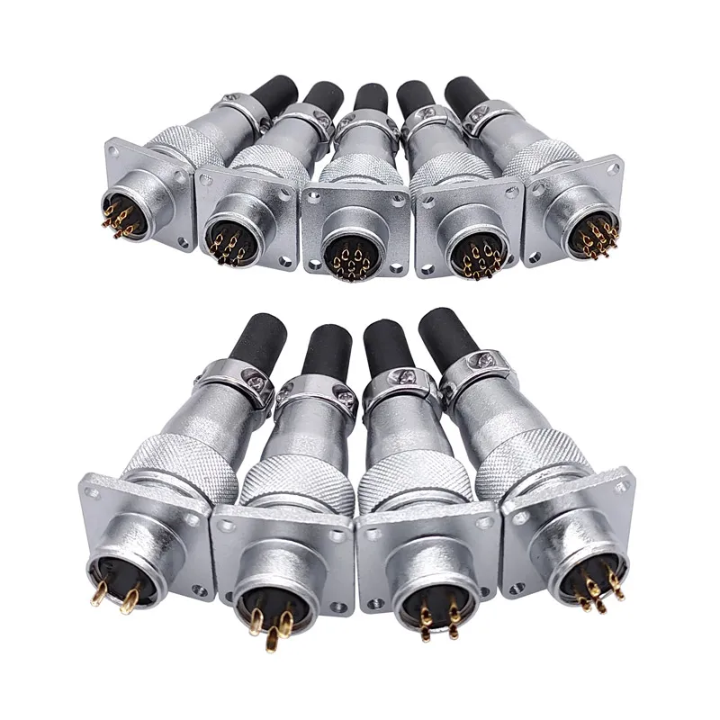 Aviation plug and socket aviation connector WS16 2-10pin female head ...