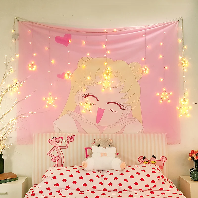 무료 6 미터 스타 라이트, 배터리는 USB 인터페이스이며 원활한 후크가 추가됩니다