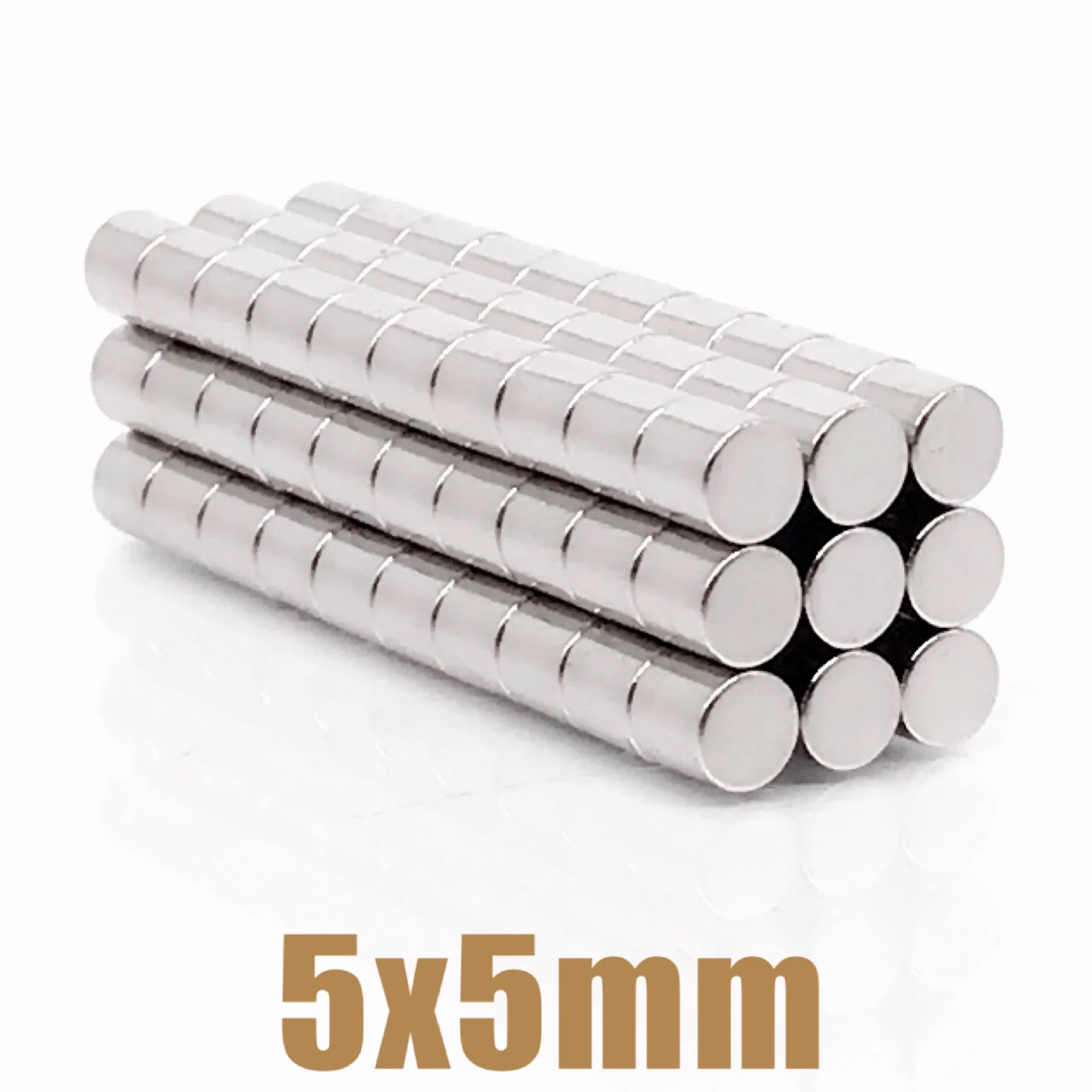 10~2000pcs 5x5 mm Super Strong Neodymium Disc Magnet 5mm x 5mm Small ...
