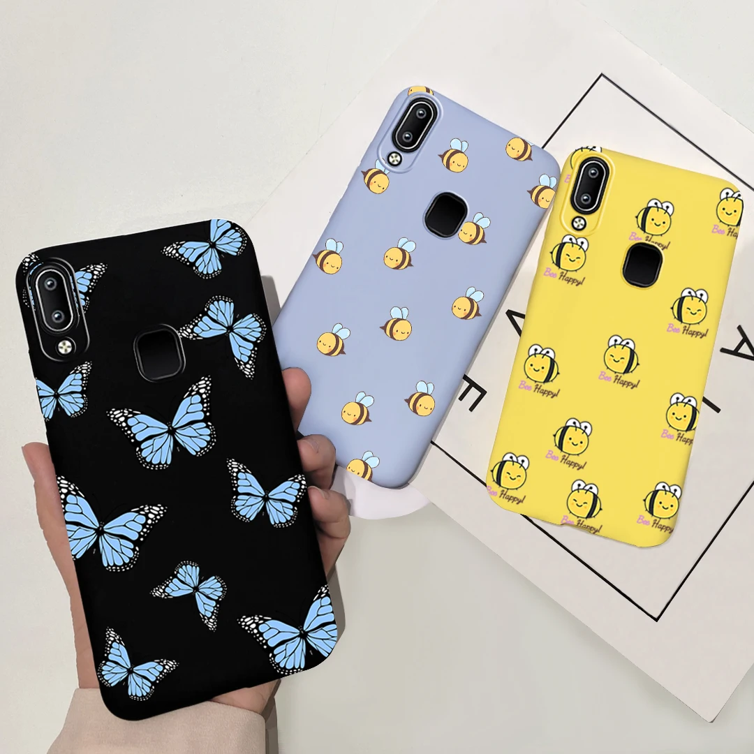 For-VIVO-Y91-Back-Cover-VIVO-Y91i-Cute-Bee-Butterfly-Candy-Silicone ...