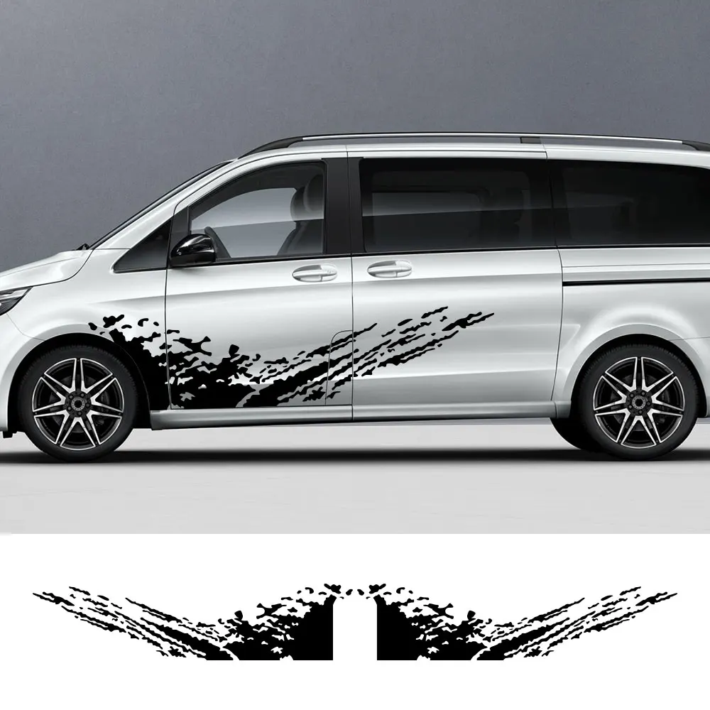 Van-Door-Side-Stickers-For-Mercedes-Benz-Vito-Viano-V-Class-W447-W639 ...