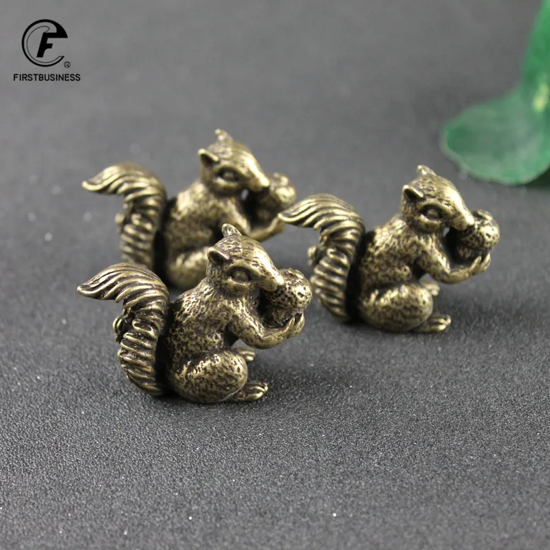 Antique-Solid-Small-Squirrel-Ornament-Solid-Copper-Statue-Figurines ...