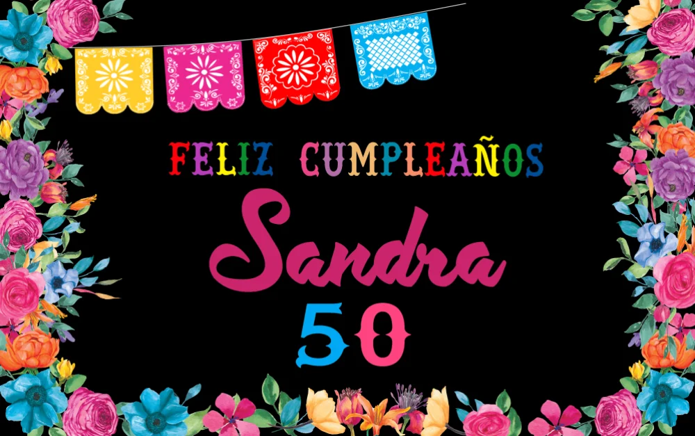 Happy Birthday Sandra Personalized
