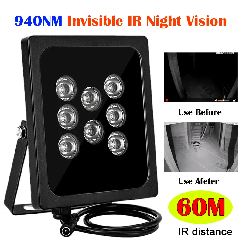 Lumi-re-de-remplissage-infrarouge-LED-pour-cam-ra-CCTV-illuminateur ...
