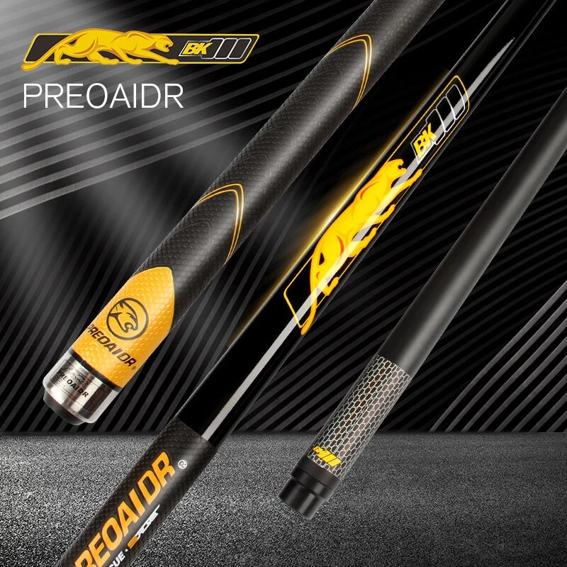 2020-PREOAIDR-Black-Maple-Shaft-BK3-Pool-Cues-Billiards-Cue-Stick-13mm ...