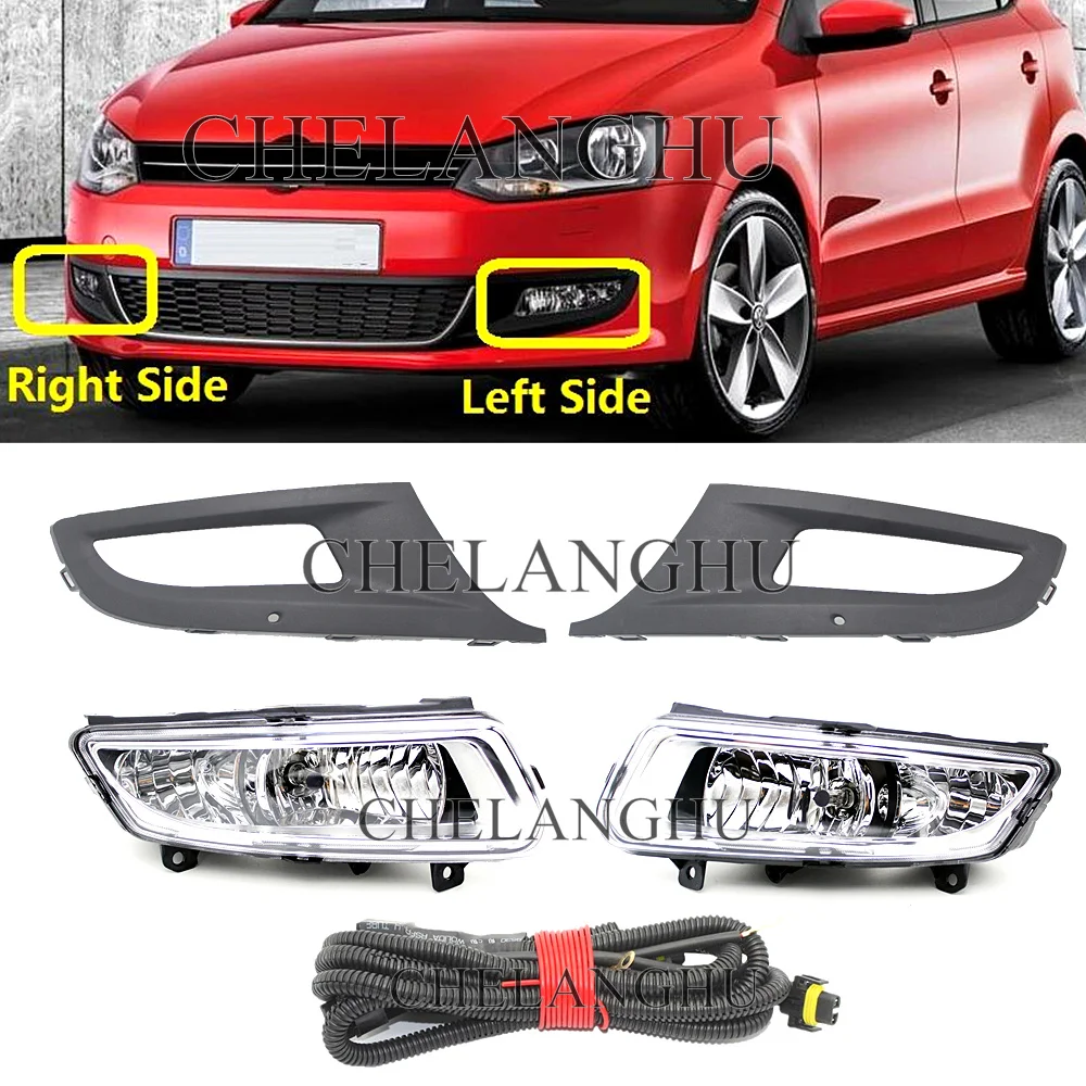 Car Light For VW Polo 6R Vento Hatchback 2009 2010 2011 2012 2013 2014 ...