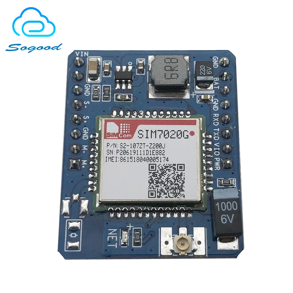 Placa de desarrollo SIMCOM SIM7020G, módulo M2M B1/B2/B3/B4/B5/B8/B12 ...