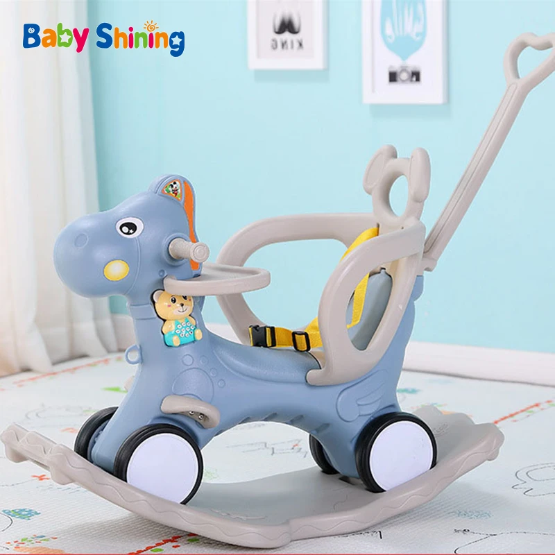 2 in 1 Kids Horse Stroller