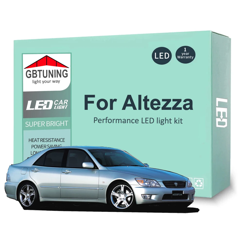 13Pcs-LED-Interior-Light-Bulb-Kit-For-Toyota-Altezza-1998-2000-2001 ...