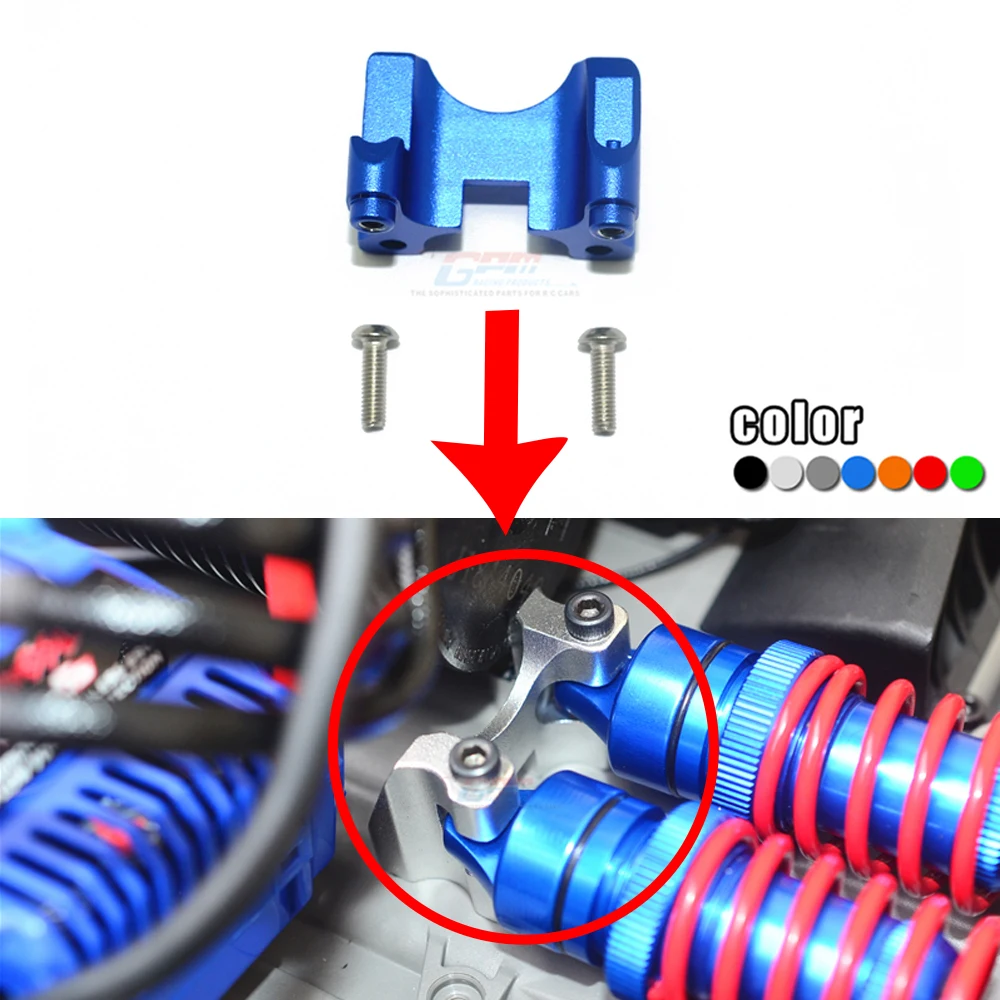 GPM metal Aluminum alloy Rear Shock Absorbers Fixed bracket for 1/10 E ...