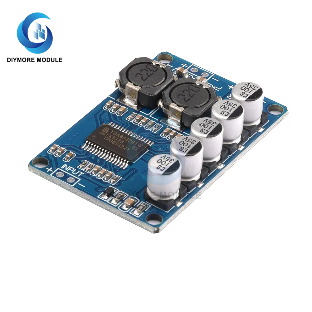 TDA8932 Mono Amplifier Board 35W DC 10-30V 2A Digital Audio AMP Sound ...