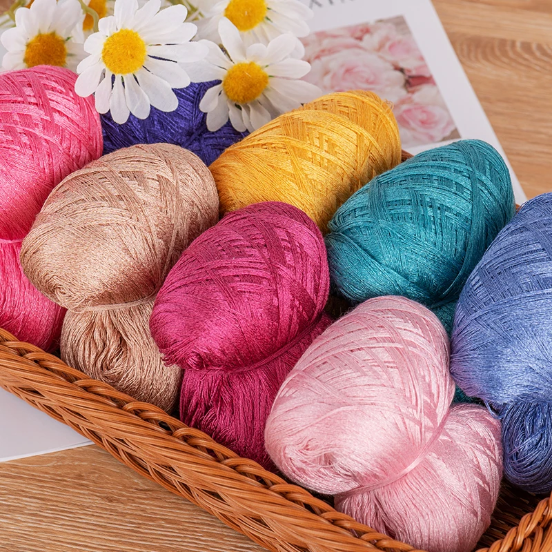 Mulberry-silk-silk-thread-ice-silk-thread-crochet-thread-DIY-handmade ...