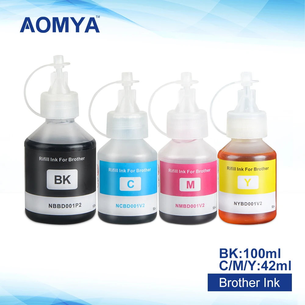 Aomya Specialized Refill Ink Kit 4 Colors Compatible For Brother Inkjet ...