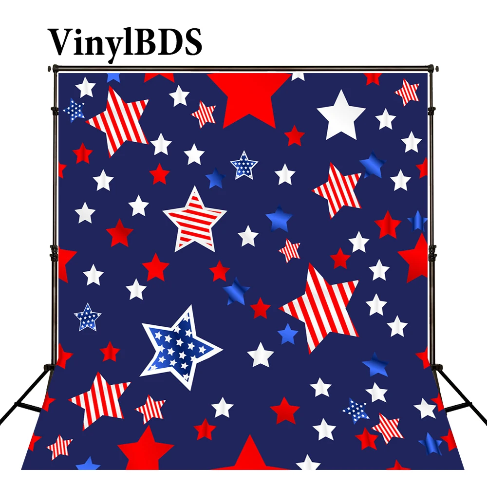 VinylBDS Photography Background National Flag Day Backdrops Blue ...