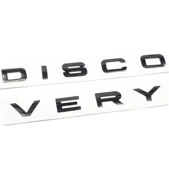 3D Letter DISCOVERY Car Rear Front Badge Emblem Decal Sticker for Land ...