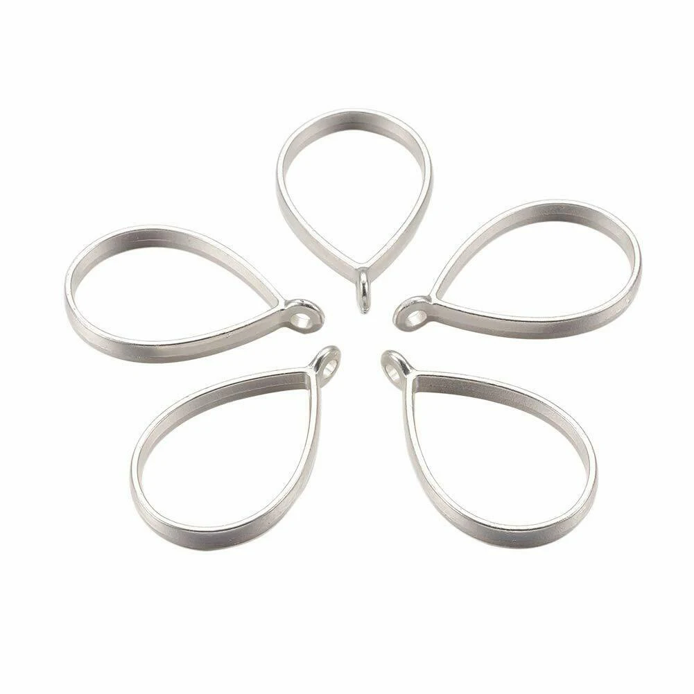 10 Uds. Multiusos para fabricación de joyas de aleación de abalorios ...