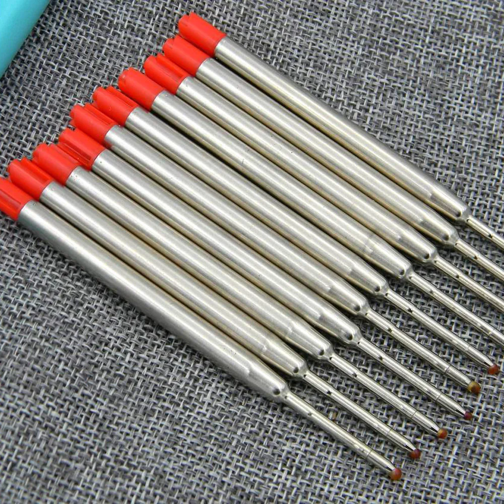 10Pc Red Refill NEW MOST OFFICE PEN Style Ballpoint Pen Refills|pen ...