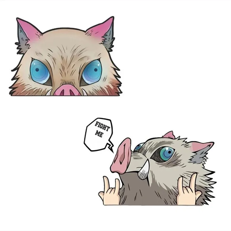 Stickers, Labels & Tags Paper Demon Slayer Bumper Waterproof Sticker ...