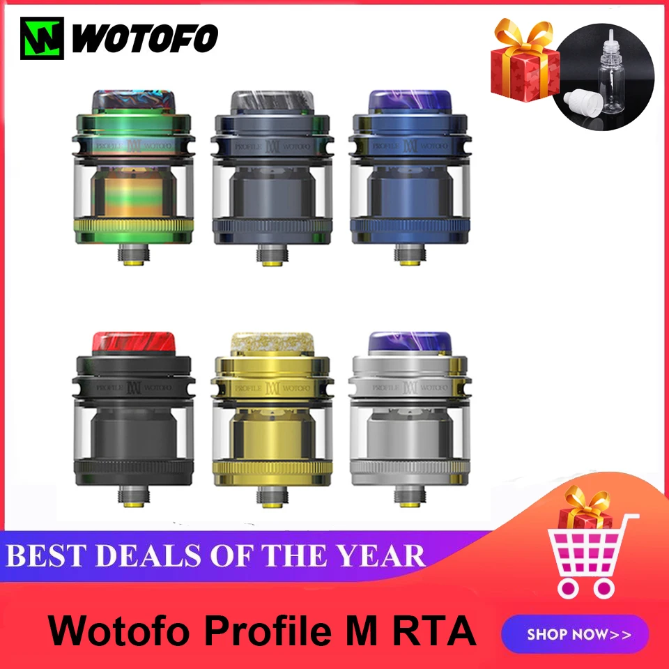 Wotofo tanque atomizador para vapeo, accesorio Original de 24,5mm ...