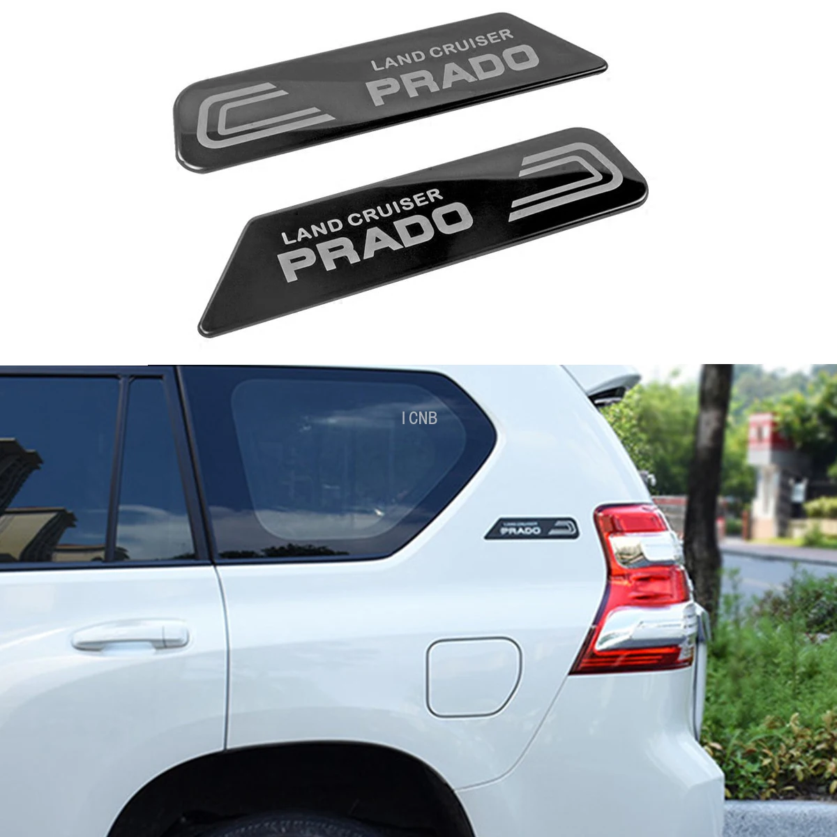 2PCS/set Stainless Steel Body Stickers for Toyota Land Cruiser Prado ...