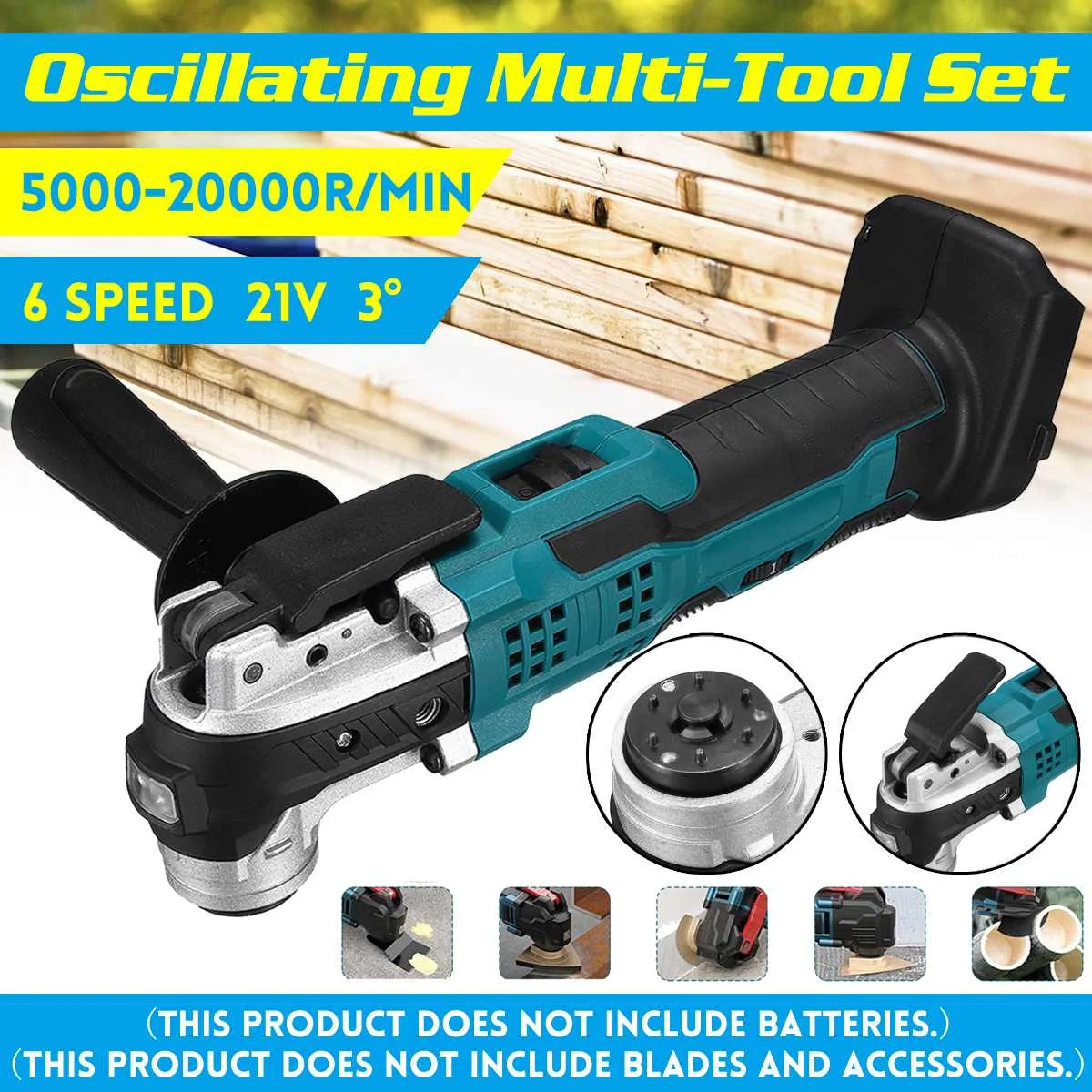 Drillpro Cordless Oscillating Multi Tools Electric Trimmer Saws Home ...