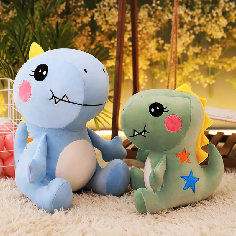 Cute Dinosaur Plush Toy Soft Stuffed Popular Cartoon Dinosaur Pillow ...