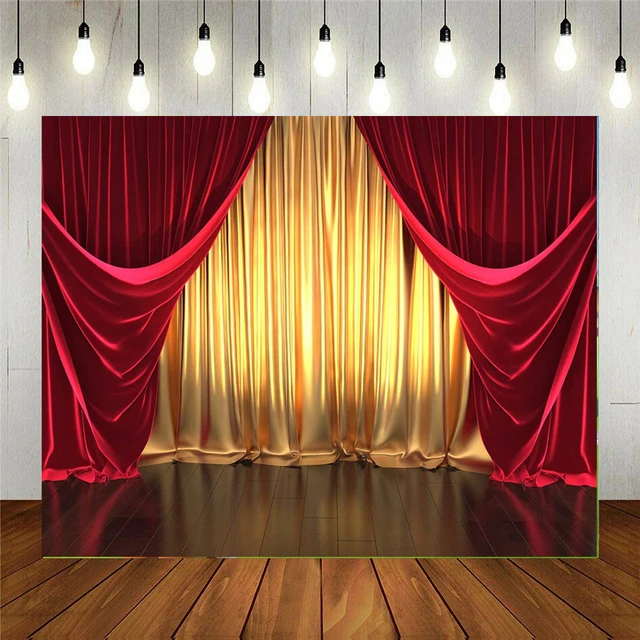 Gold Stage Curtains