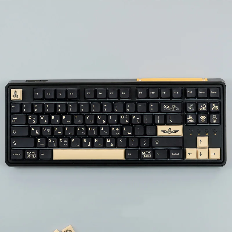 Minimalist Keycap Set Mechanical Keybard Keycap 140pcs Egyptian Pharaoh ...