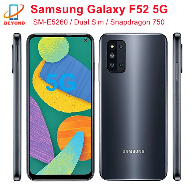 Original Samsung Galaxy F52 5G E5260 Dual Sim 8GB RAM 128GB ROM 6.6 ...