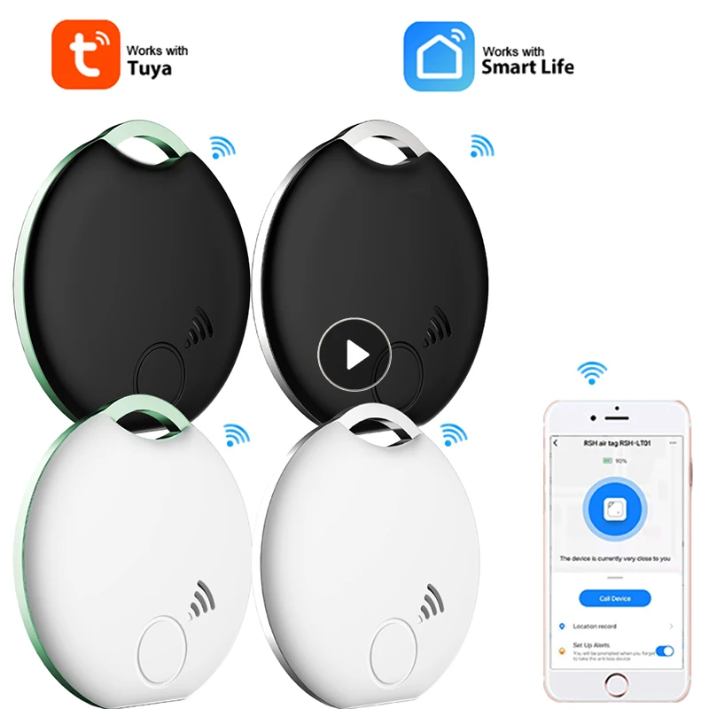 Smart Life Bluetooth-compatible Tracker Tuya Smart Tag Keys Wallets ...