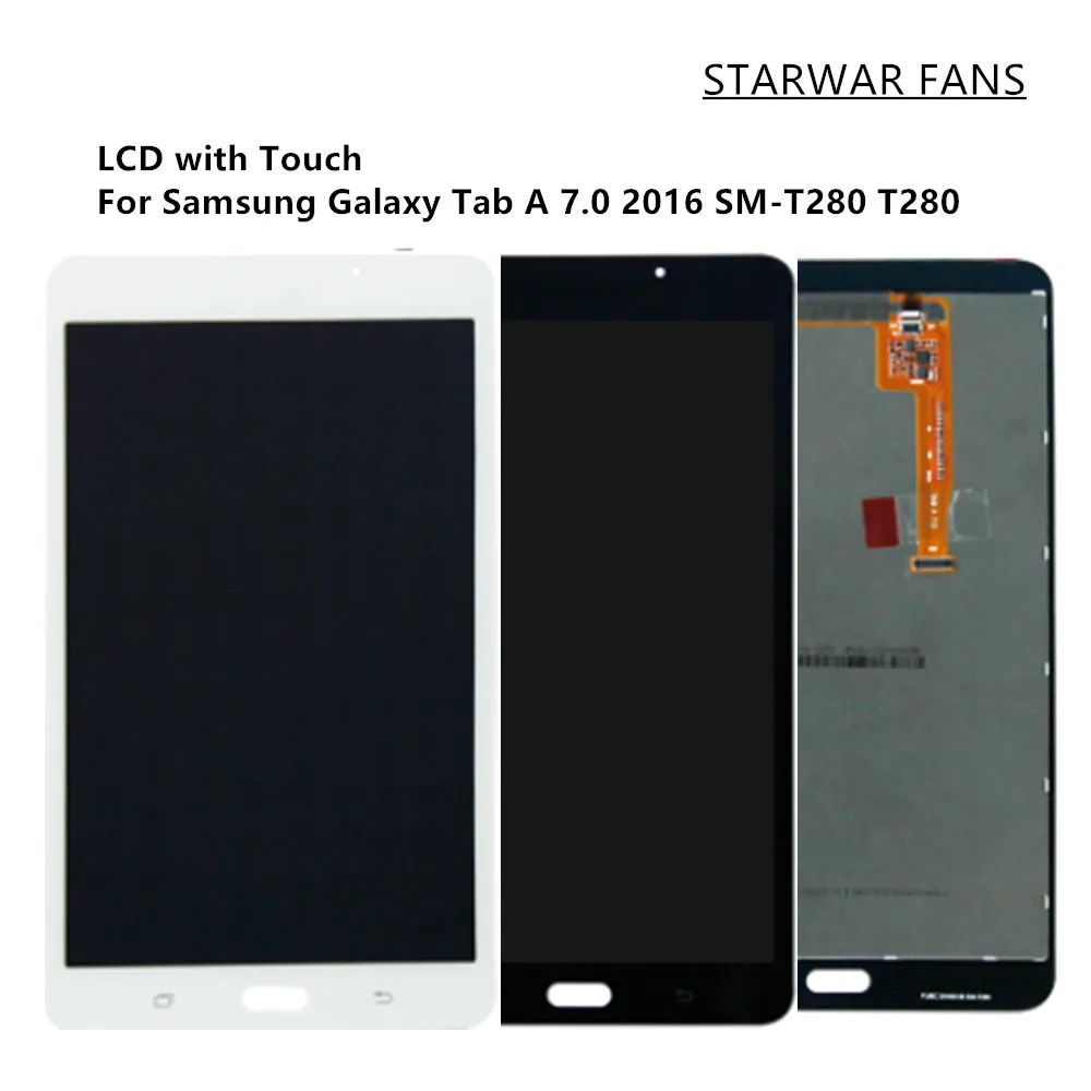 Pantalla LCD táctil para Samsung Galaxy Tab A 7,0, 2016, SM T280, montaje de digitalizador T280 ...
