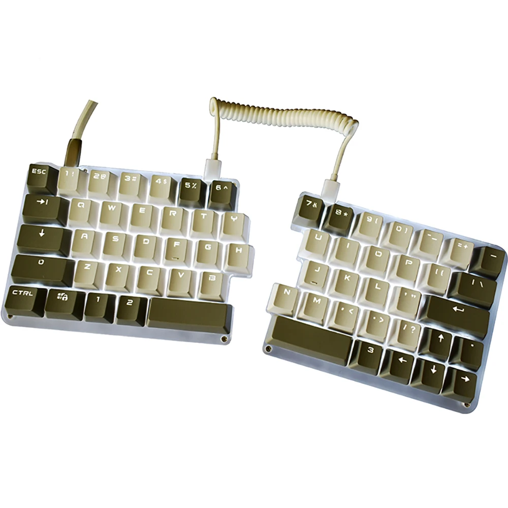 62-Keys-Macro-Split-Mechanical-Keyboard-Programmable-LED-Backlight ...