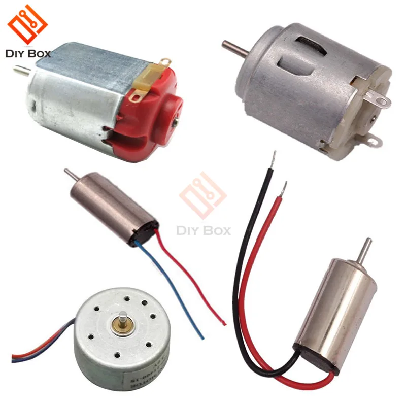 DC 1.5V 3V Micro DC Motor 610 Hobby Gear Toy Motor High Speed Brushless ...